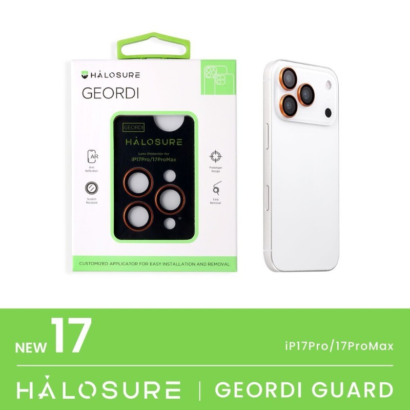 Halosure Geordi Rear Camera Lens Armour Protector (Anti-Reflection) iP